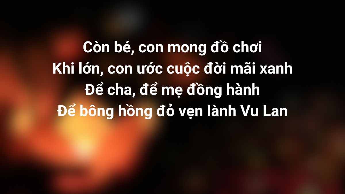 10+ bài thơ Vu Lan báo hiếu hay, cảm động và ý nghĩa nhất